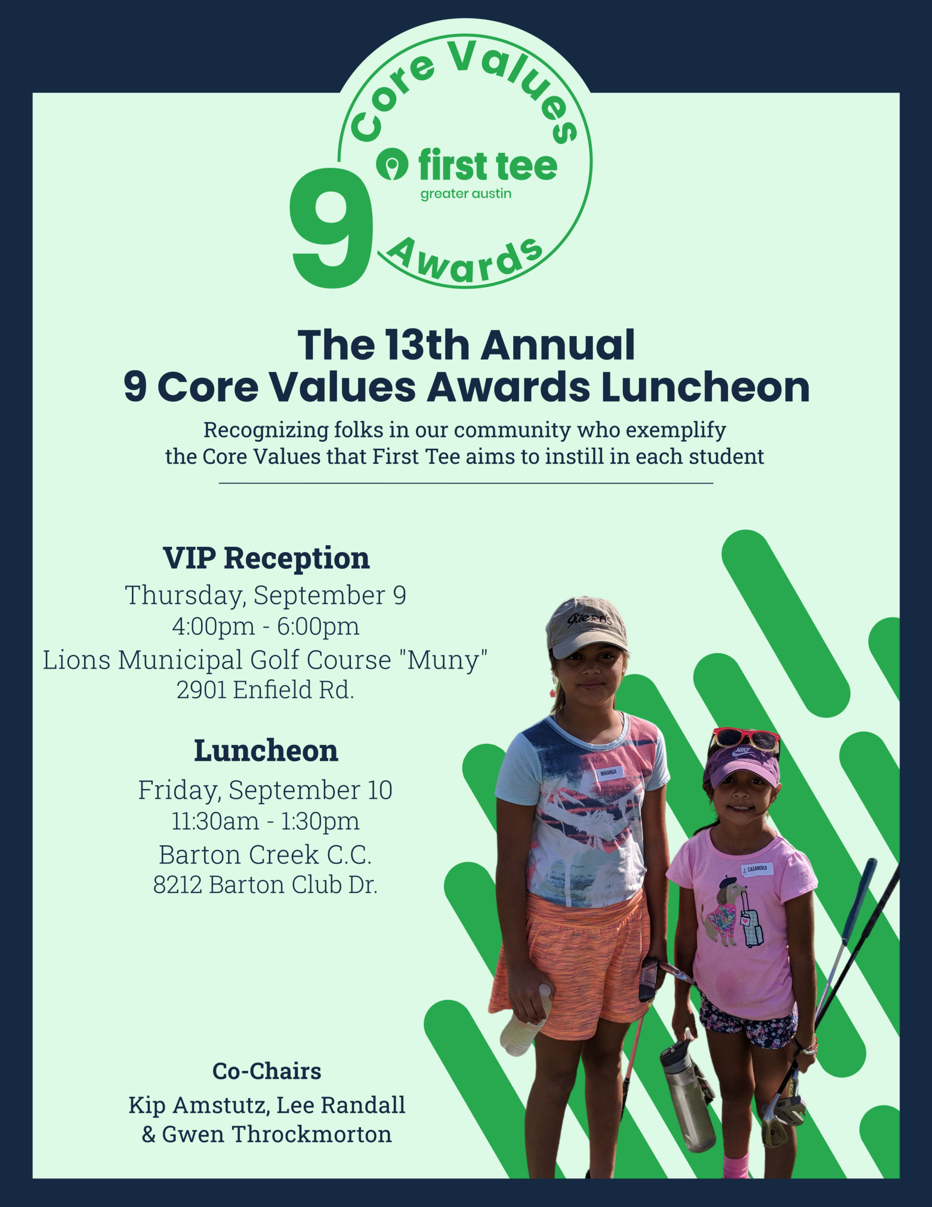 9 Core Values Awards Luncheon - First Tee - Greater Austin
